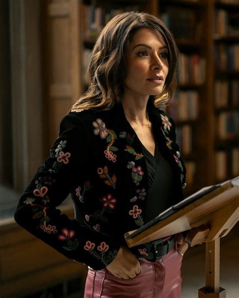 Sexlife Season 2 Sarah Shahi Floral Jacket Movie Jackets