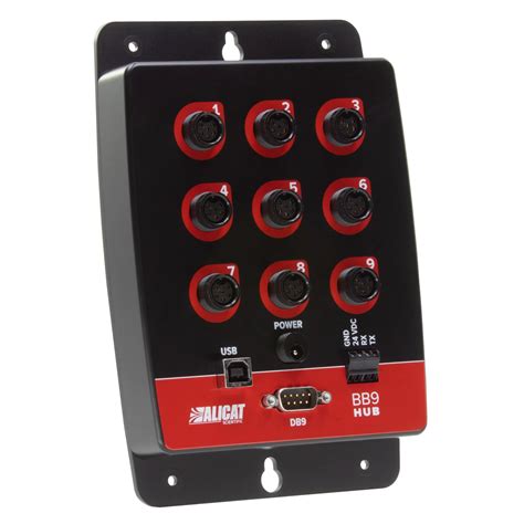 9 Device Hub Breakout Box For Rs 232 Premier Control Technologies