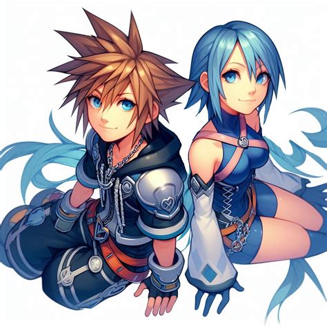 Aqua Y Sora By X Bladexlll On Deviantart