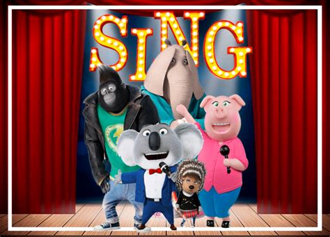 Kit Imprimible Gratis Sing La Pelicula Candy Bar Candy Bar Gratis