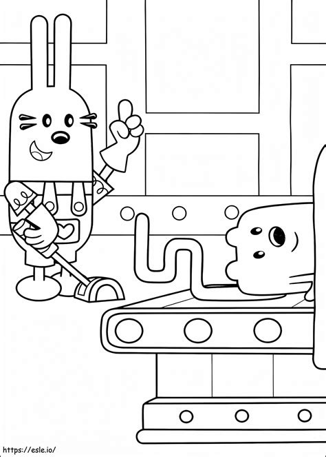 Wubbzy And Widget Coloring Page