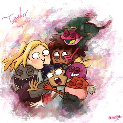 Cute Cartoon Art Disney Fan Art And More Yunan X Olivia Amphibia