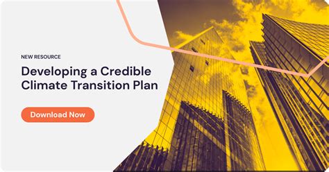 Developing A Credible Climate Transition Plan