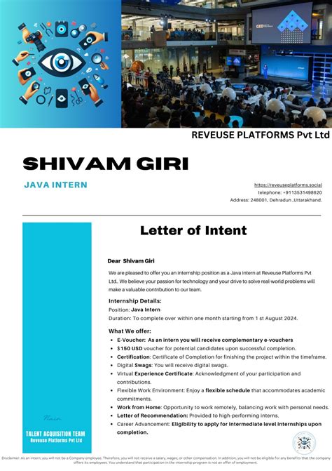 shivam giri on linkedin java internship careergrowth techjourney