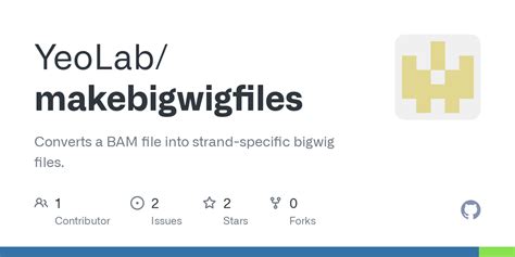 Github Yeolabmakebigwigfiles Converts A Bam File Into Strand