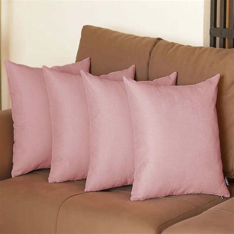 Mike And Co New York Decorative Farmhouse Light Pink 20 In X 20 In