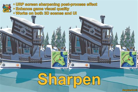 Sharpen Urp Screen Sharpening 시각 효과 셰이더 Unity Asset Store