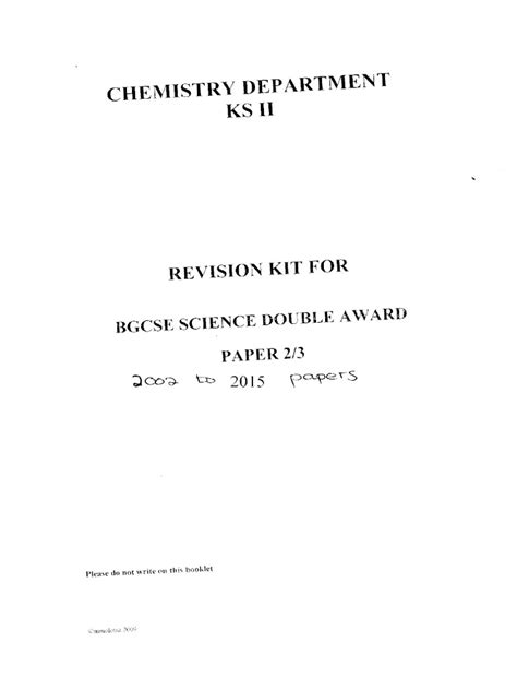 Double Award P2 And3 Pdf