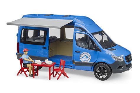B02684 Bruder Mercedes Benz Sprinter Camper With Driver Brushwood Toys