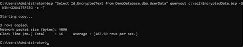 migrate encrypted columns data from on premises to azure sql database