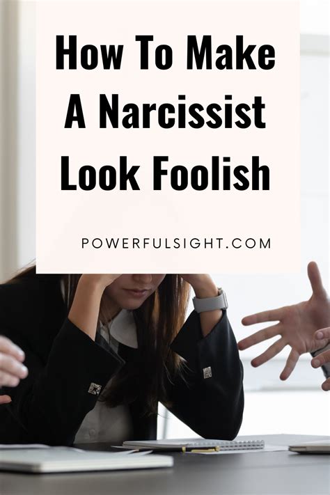 How To Make A Narcissist Look Stupid - Powerful Sight