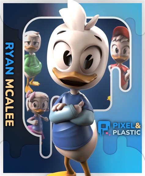 Dewey Duck Ducktales 2017 3d Model By Pixelandplastic On Thangs