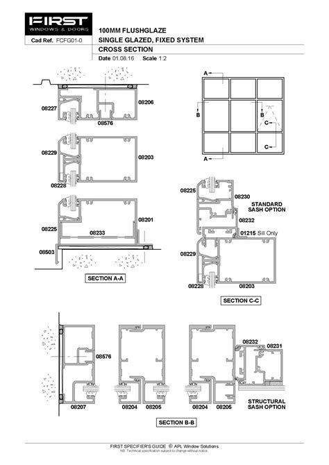 Commercial 100mm 125mm And 150mm Flushglaze System By First Windows