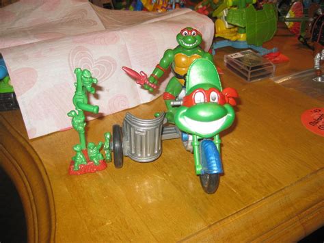 Vintage Tmnt Toon Cycle Wtoon Raph 1837776574