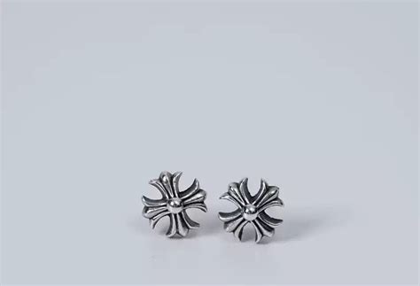 Chrome Hearts Earrings Cross Real Silver 925 Vintage Etsy