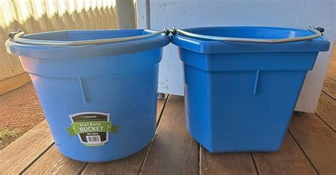 Flat Back Bucket 20l Litres
