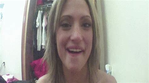 Cheyenne Smokes All White Cigarette Topless And Pops Balloons With