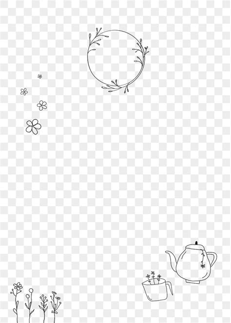 Afternoon Tea Border Png Images Free Photos Png Stickers Wallpapers And Backgrounds Rawpixel