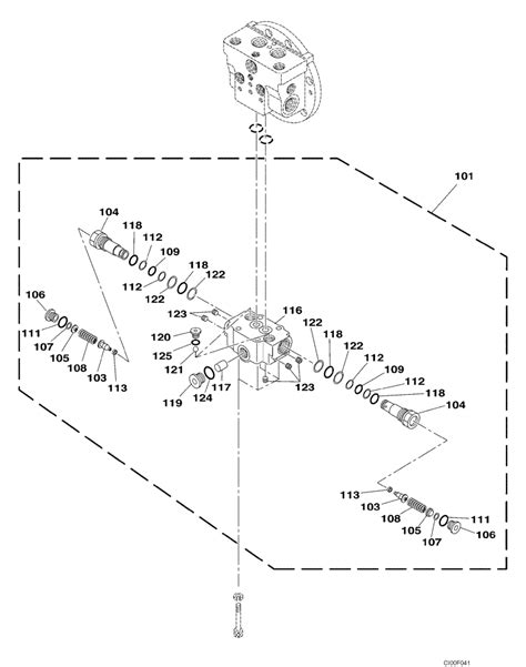 Cx130 Case Crawler Excavator North America 4 00 12 08 06 04 Valve Assy Relief