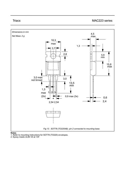 Transistor Triac Mac 223 Isolado Beta Componentes Eletrônicos