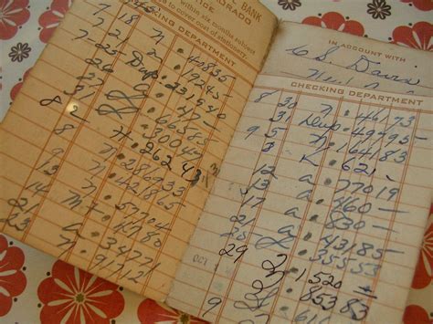 Old Fashion Saving Passbook