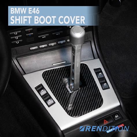 Bmw E46 Shift Boot Cover Snap In Replacement Rendition Custom