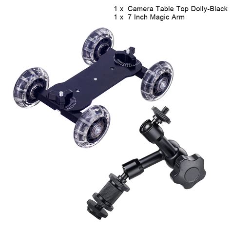 Dolly11 Inch Magic Arm Tabletop Mobile Rolling Vi Vicedeal
