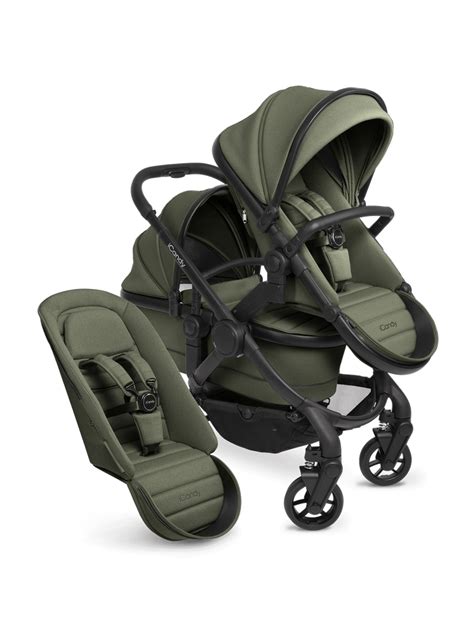 Peach 7 Ivy Pushchair And Carrycot Double Icandy World