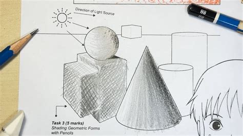 Shading Forms With Pencils Youtube