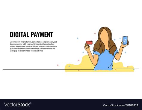 Female Model Holding A Cell Phone Royalty Free Vector Image