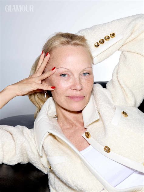 Pamela Anderson Goes Makeup Free For Glamour Magazines Women Of The