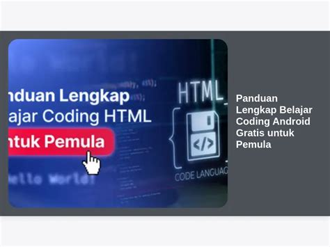 Panduan Lengkap Belajar Coding Android Gratis Untuk Pemula Cuwit