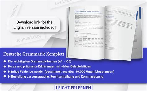 Deutsche Grammatik Komplett Leicht Erlernen