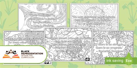 Ks2 Inspirational Quotes Mindfulness Colouring Sheets