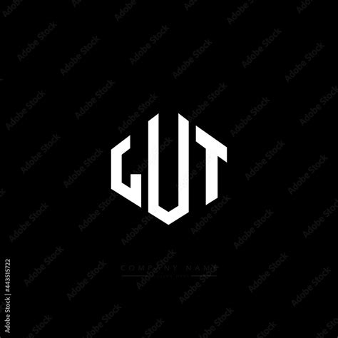 Lut Letter Logo Design With Polygon Shape Lut Polygon Logo Monogram