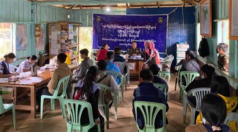 ကျိုင်းတုံမြို့နယ်တွင် ပန်းခင်းစီမံချက်ဖြင့် နိုင်ငံသားစိစစ်ရေးကတ်ပြားမ