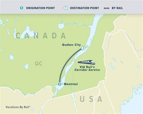 Via Rails Corridor Services Vacations By Rail