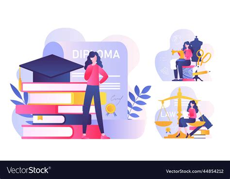Future Occupation Concept Royalty Free Vector Image