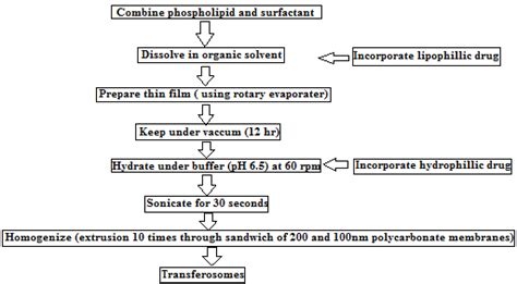 Method Of Preparation Of Transferosomes Download Scientific Diagram