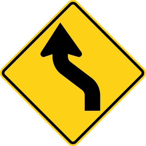 File Mutcd W1 4l Svg Wikipedia