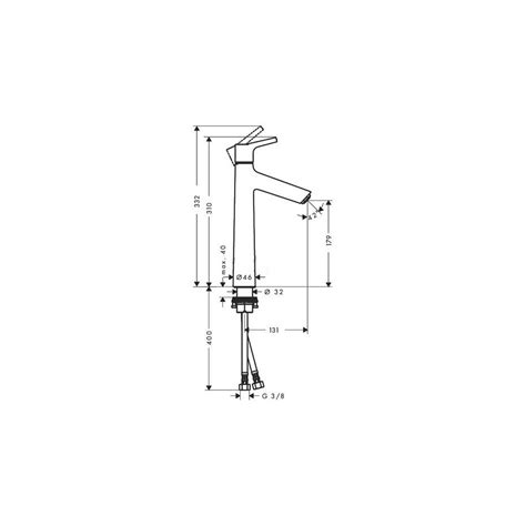 Hansgrohe Talis S New Jednouchwytowa bateria umywalkowa (L) 190 bez k ...