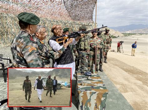 చైనా సరిహద్దులో రక్షణ శాఖ మంత్రి రాజ్‌నాథ్‌సింగ్‌ పర్యటన