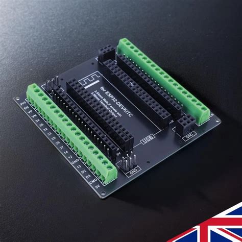 gpio expansion module board portable for esp32 devkitc esp wroom 32 £9