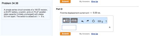 Solved A Simple Series Circuit Consists Of A Cl Chegg