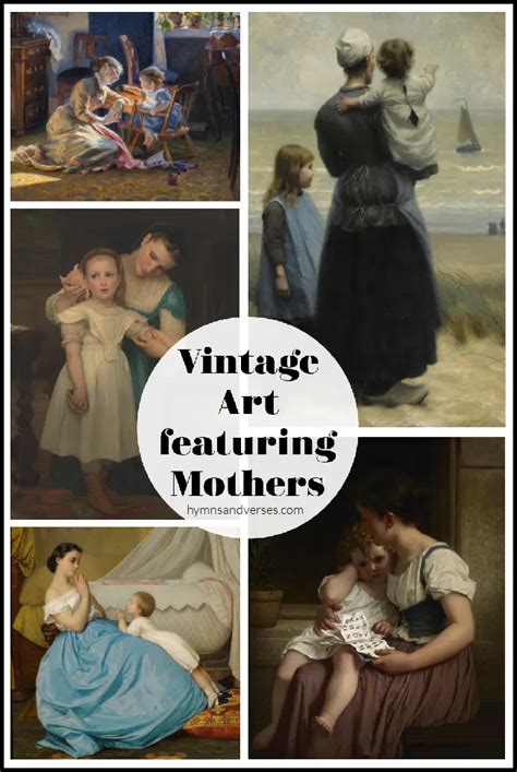 Free Vintage Art Featuring Mothers Hymns And Verses