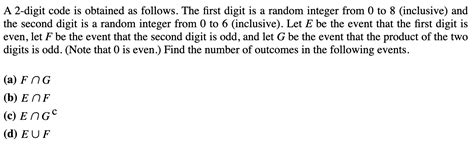 solved a 2 digit code is obtained as follows the first
