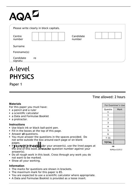 A Level Physics Paper 1 A Level Physics Paper 1 Stuvia Us