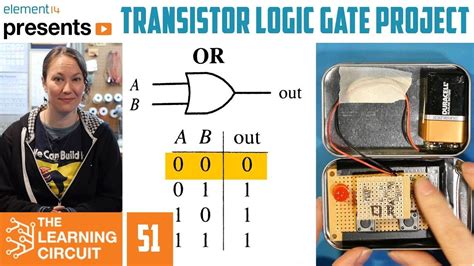 Making Logic Gates From Discrete Components The Learning Circuit