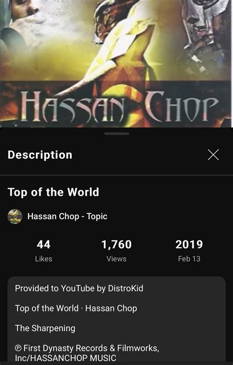 Wtf Happened To Hassan Chop Talking About His Present Life Rmfdoom