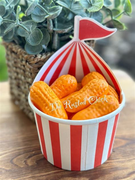 Fake Circus Peanuts Realistic Faux Food Pretend Circus Peanuts Fake